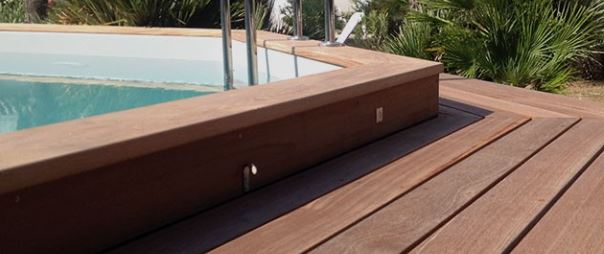 comment faire une margelle de piscine en bois
