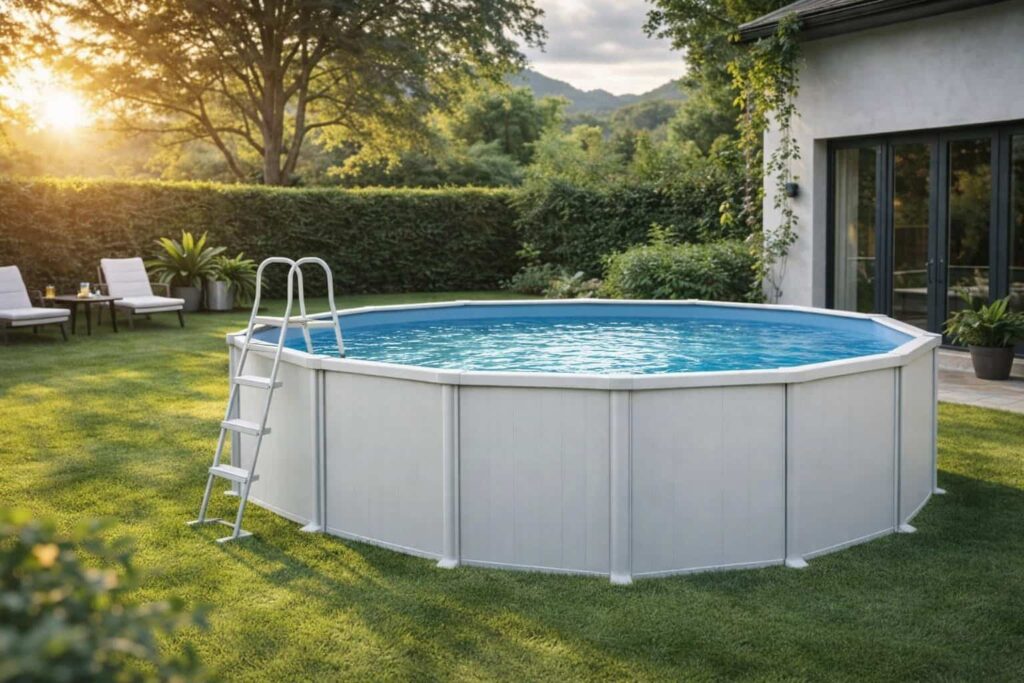 Dure De Vie Piscine Acier Enterre